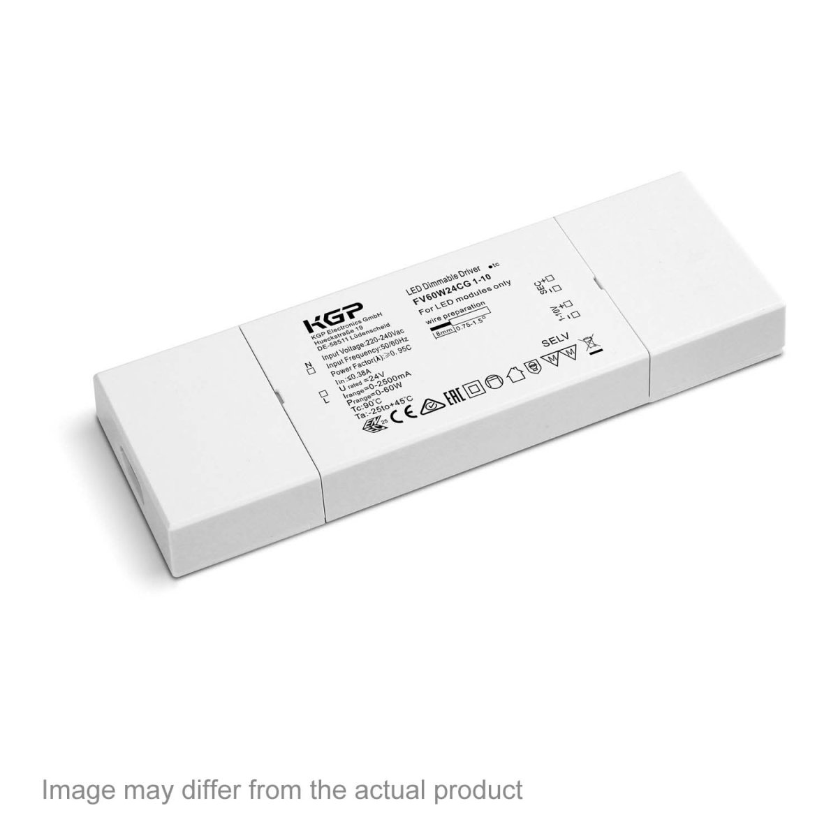 LED POWER SUPPLY 24V-DC / 60W DIM1 - DELTALIGHT