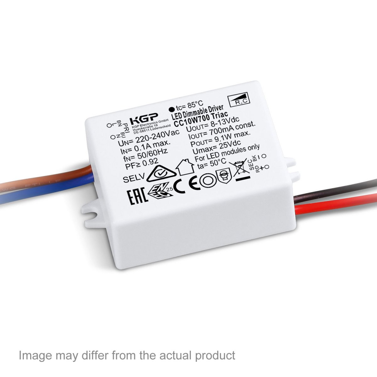 LED POWER SUPPLY 500mA / 10W DIM8 - DELTALIGHT