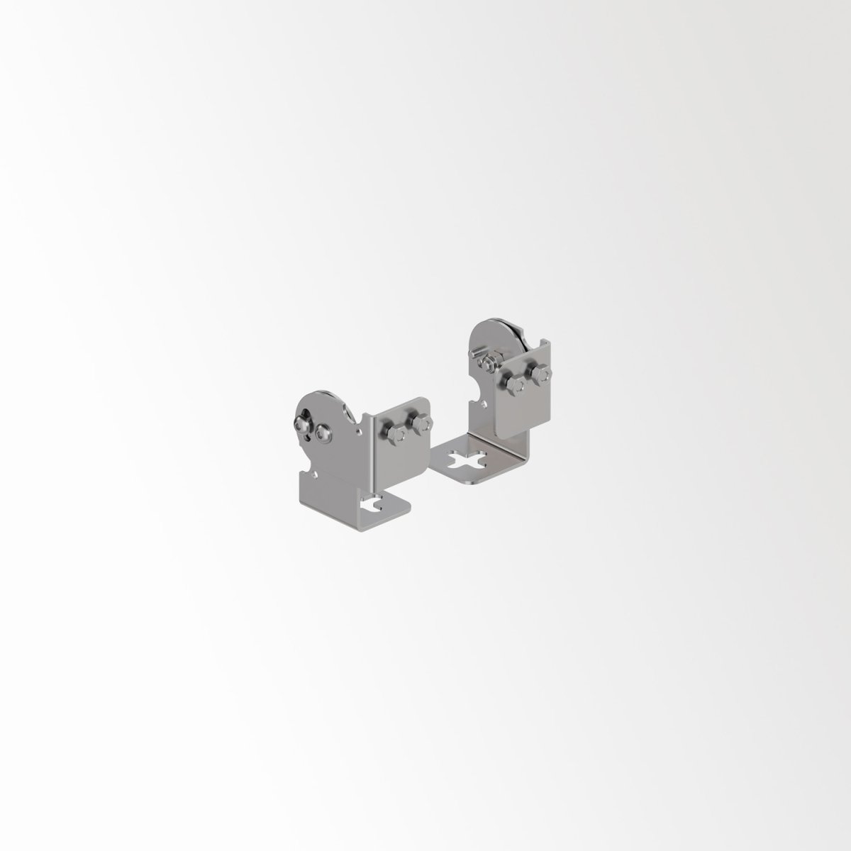 FLOOR BRACKET SET INOX - DELTALIGHT