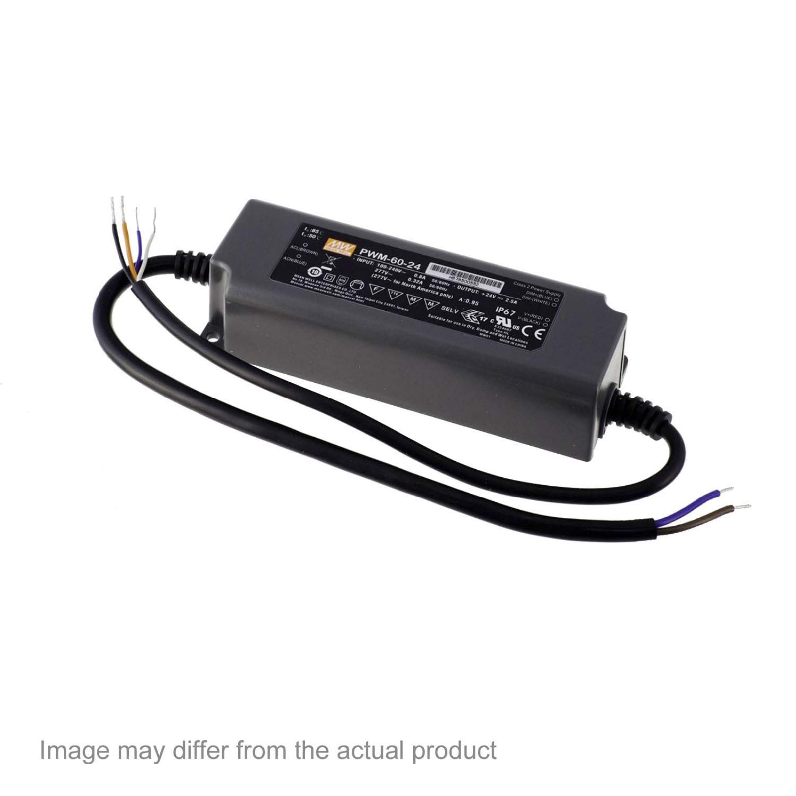 LED POWER SUPPLY 24V-DC / 60W IP67 DIM5 - DELTALIGHT