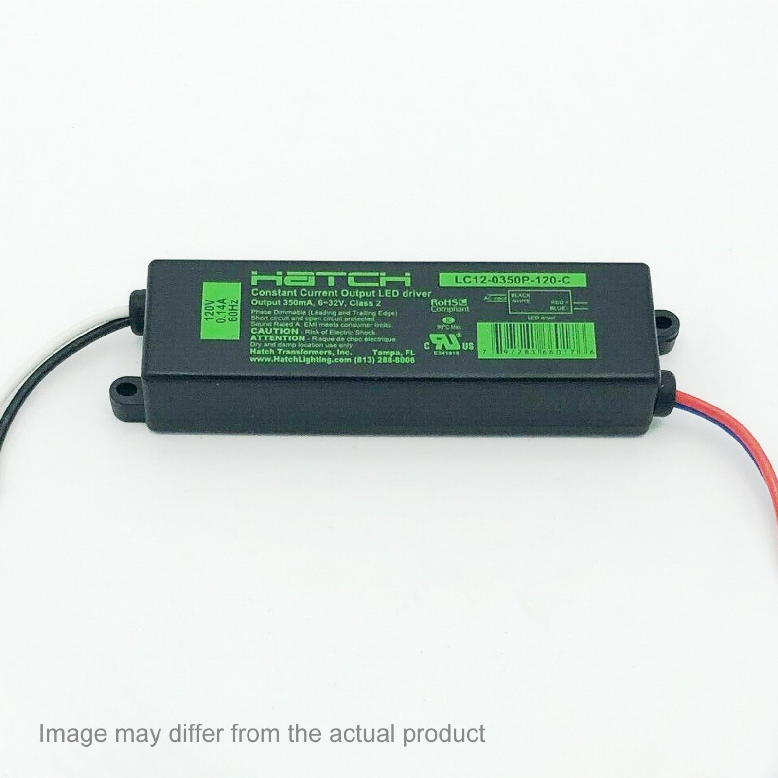 LED POWER SUPPLY 120V - 500mA-DC / 12W DIM8 - DELTALIGHT